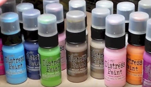 New Distress Paints by Tim Holtz