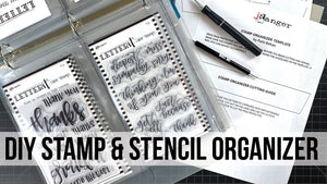 DIY Stamp & Stencil Organization
