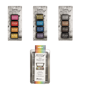 Tim Holtz Distress Archival Mini Ink Pad Sets 1, 2 & 3