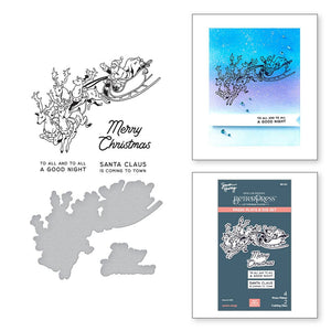 Simon Hurley Spellbinders Santa's Sleigh Press Plate & Die Set