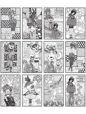 Dylusions Colouring Sheets Collection 1
