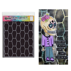 Dylusions by Dyan Reaveley | Stencils Large Boulders | Ranger Ink