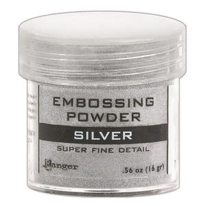 Embossing Powder Super Fine Silver, 1oz Jar
