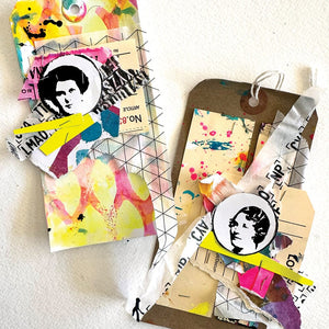 Dina Wakley MEdia Stamp - Pocket Circles