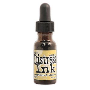 Tim Holtz Distress® Ink Pad Re-Inker Scattered Straw, 0.5oz